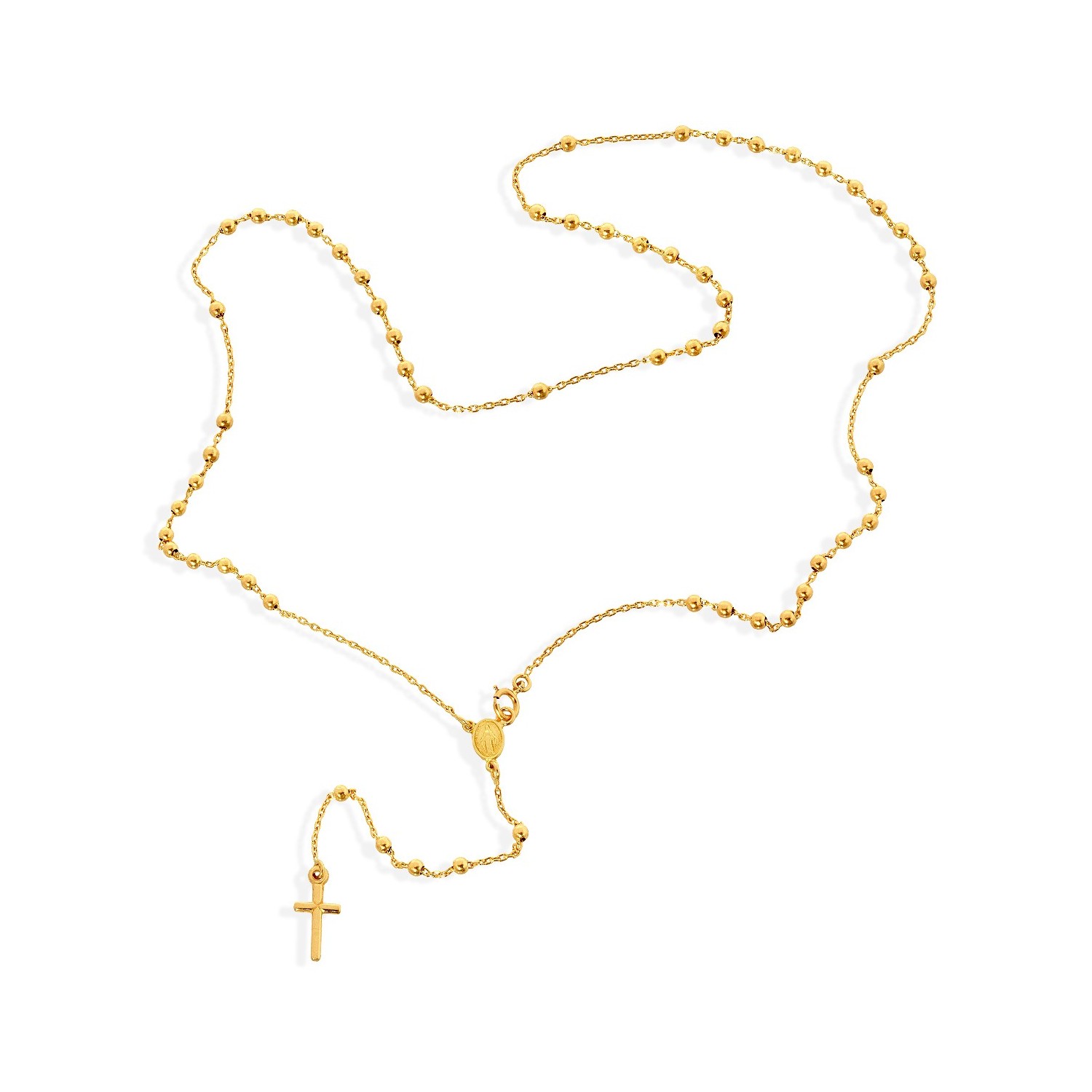 Różaniec ze złota 750. Gold Urbanowicz naszyjnik złoty różaniec na szyję