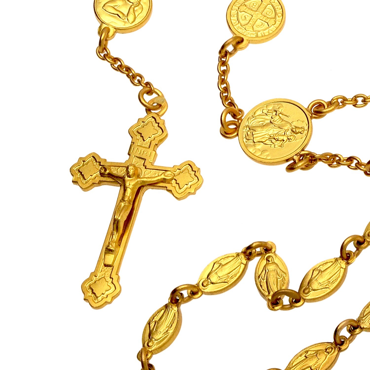 Prezentujemy Pantwu oryginalny złoty różaniec. Wykonany w całości ze ...