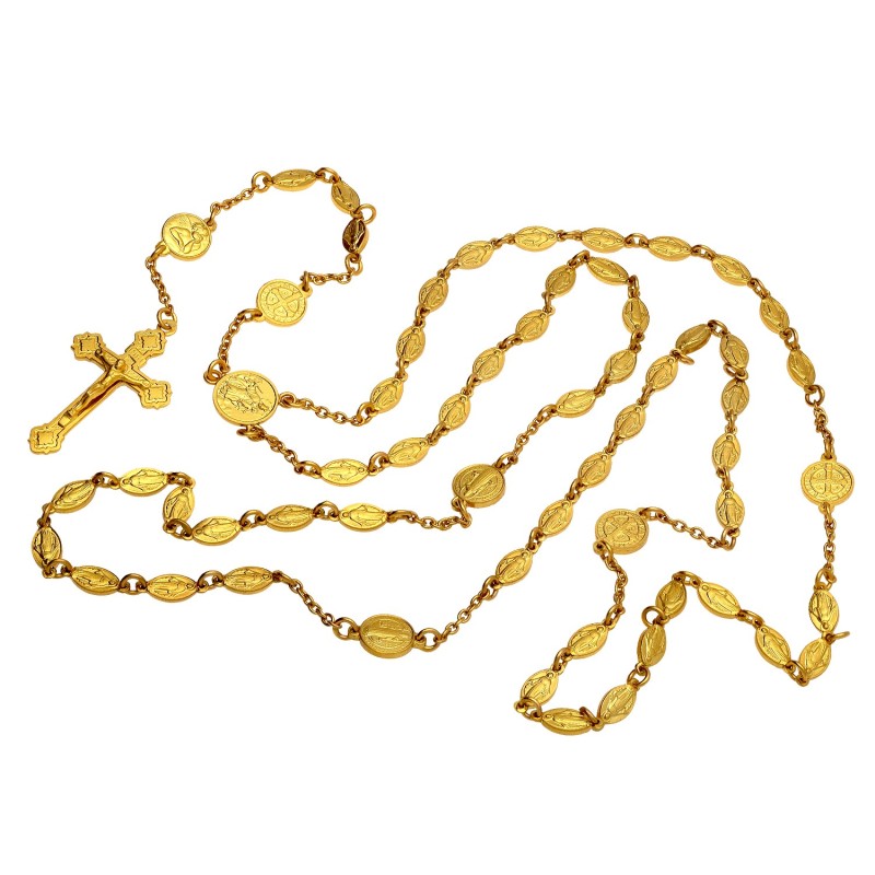 Prezentujemy Pantwu oryginalny złoty różaniec. Wykonany w całości ze ...