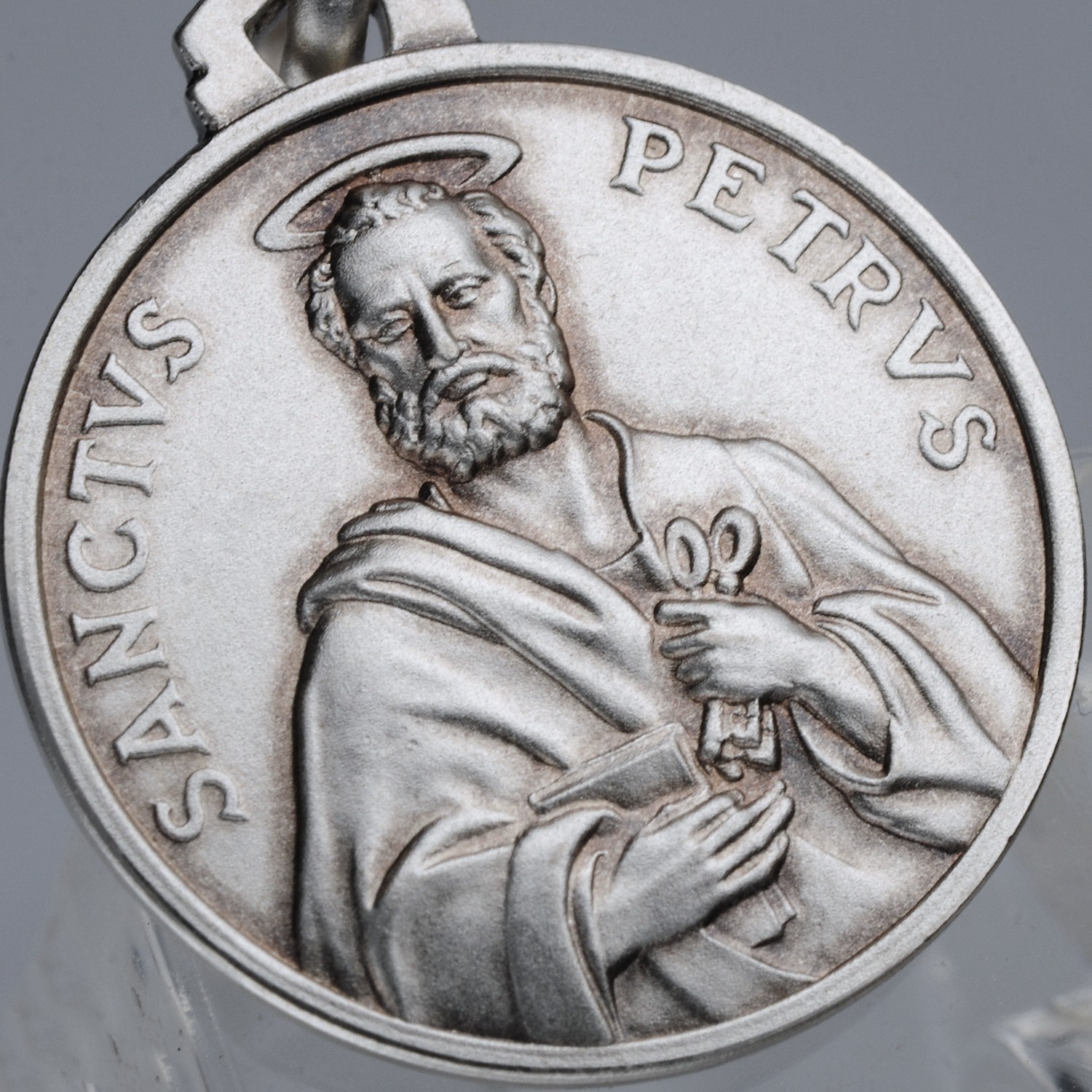 Święty Piotr Apostoł. medalik srebrny, 18 mm, 3,2 g