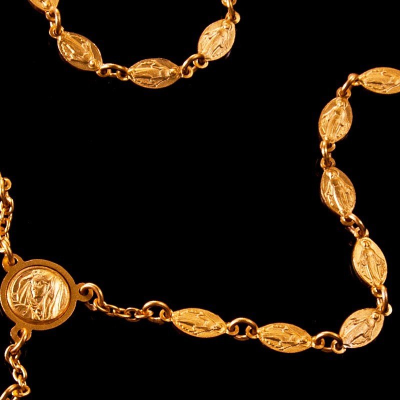 Warszawa złoty różaniec. Złoty Różaniec naszyjnik. Różaniec ze złota ...