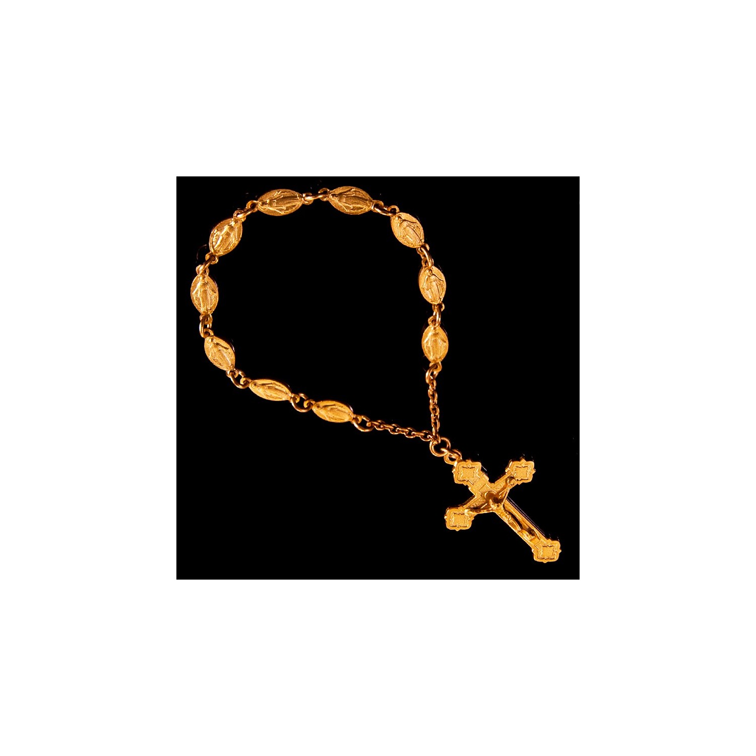 Różaniec złoty dziesiątka. Różaniec ze złota, ręcznie wykonany ...