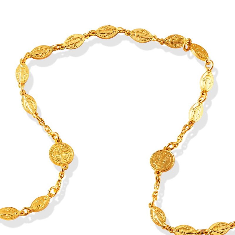 Prezentujemy Pantwu oryginalny złoty różaniec. Wykonany w całości ze ...