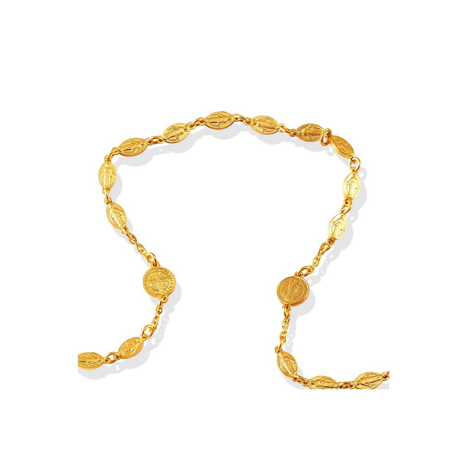 Prezentujemy Pantwu oryginalny złoty różaniec. Wykonany w całości ze ...