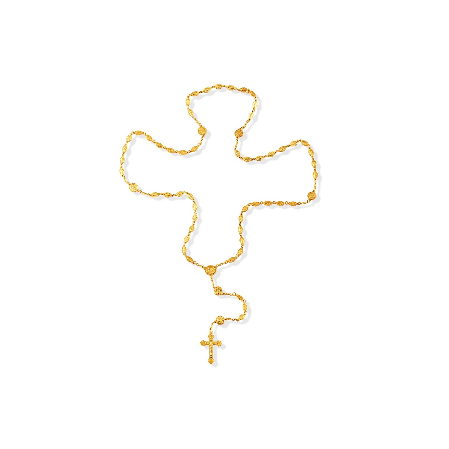 Prezentujemy Pantwu oryginalny złoty różaniec. Wykonany w całości ze ...